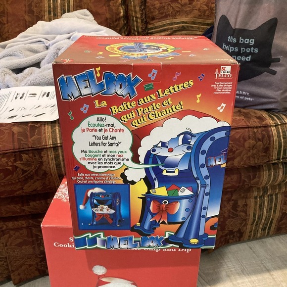 Holiday | Telco Mel Box Animated Christmas Mailbox With Light And Sound ...